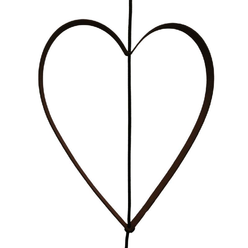 Metal Hjerte i rust til Snoren Nordic by hand
